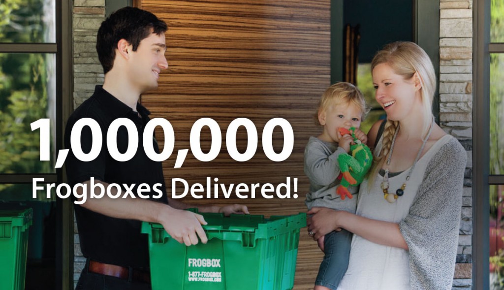 1,000,000 FROGBOXES Delivered | Frogbox